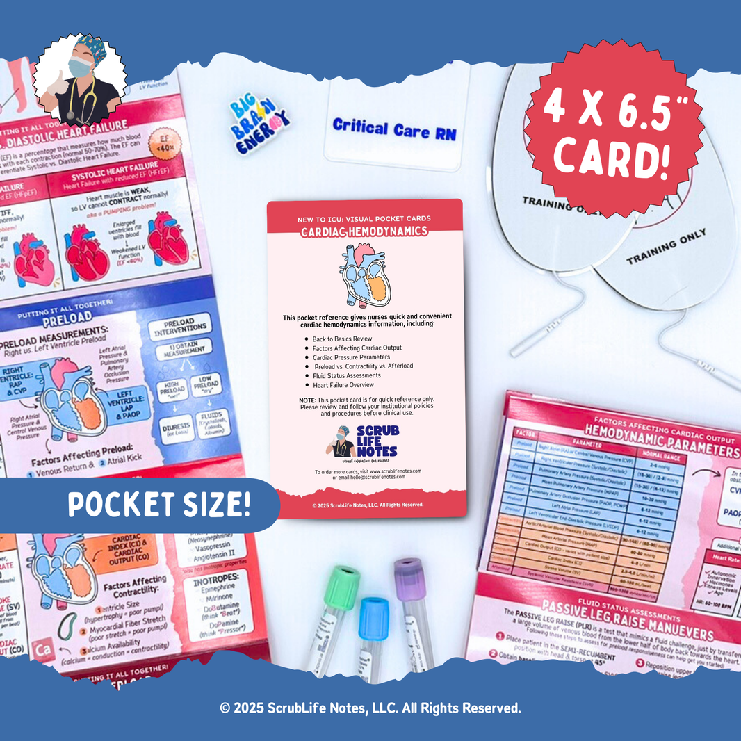 New to ICU® Nursing Resources – ScrubLifeNotes