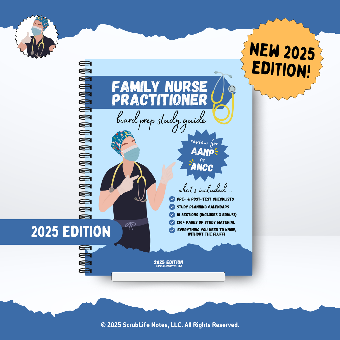 The 2025 Family Nurse Practitioner Board Prep Study Guide – ScrubLifeNotes